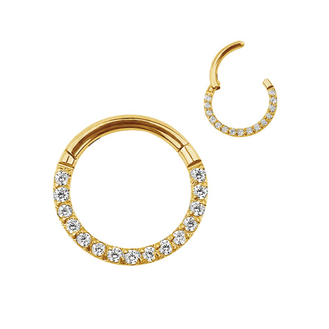 Elyana - Titanium Daith/ Septum Ring – Cura - Piercing Jewellery